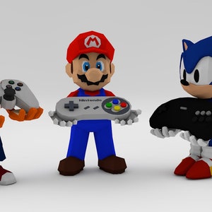 Sonic Edición Especial , PDF Template, DIY 3d Model, Fanart, Paper ...