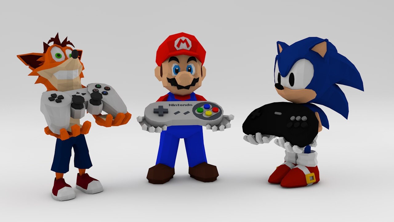 Sonic Edición Especial , PDF Template, DIY 3d Model, Fanart, Paper ...