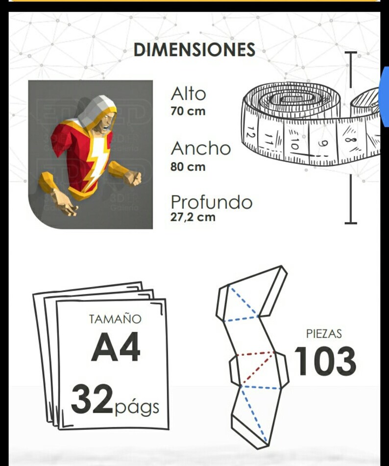 REX14 Papercraft PDF Template DIY 3d Model Fanart Paper - Etsy