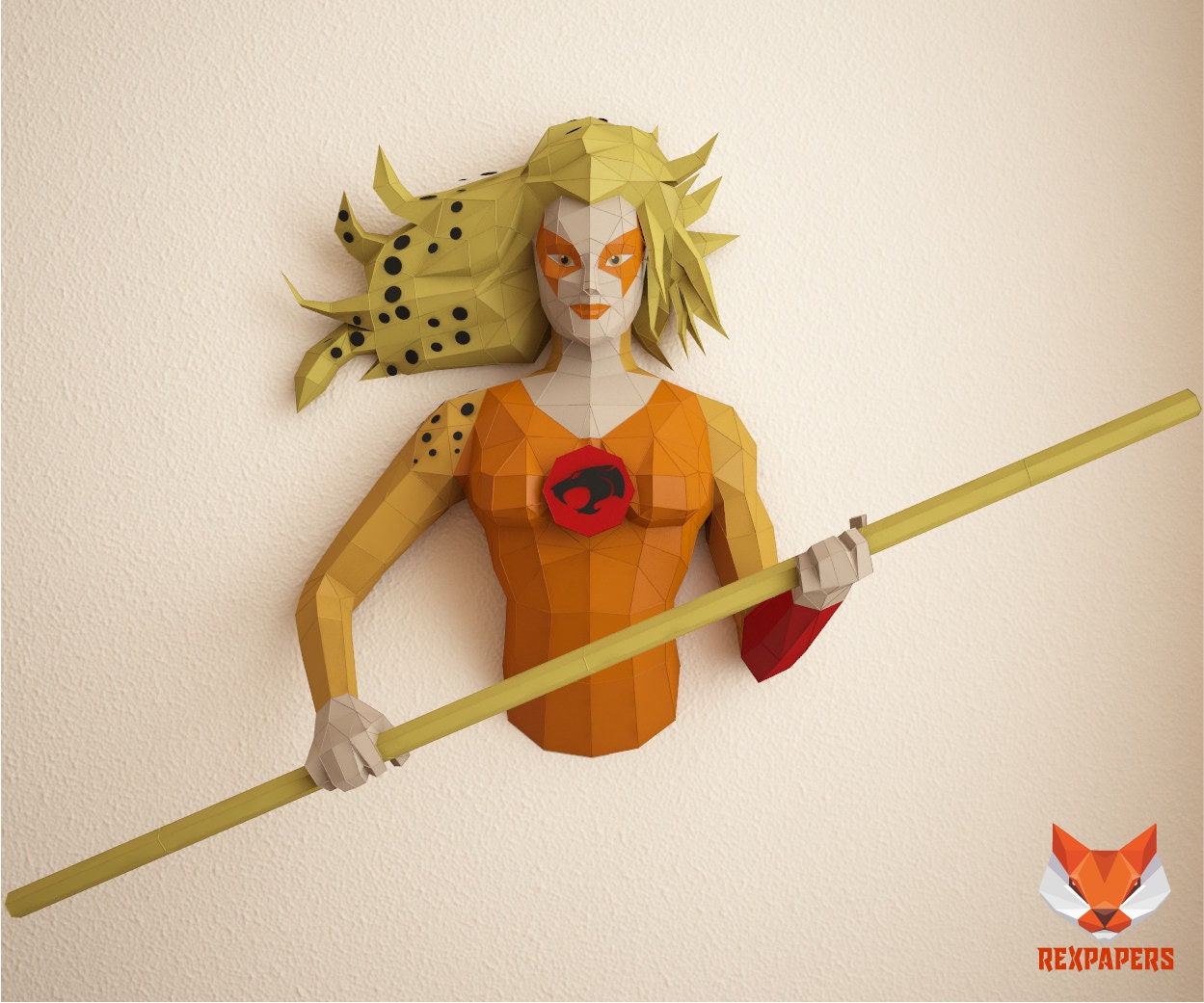 Cheetara Papercraft PDF Template DIY 3d Model FanArt - Etsy México
