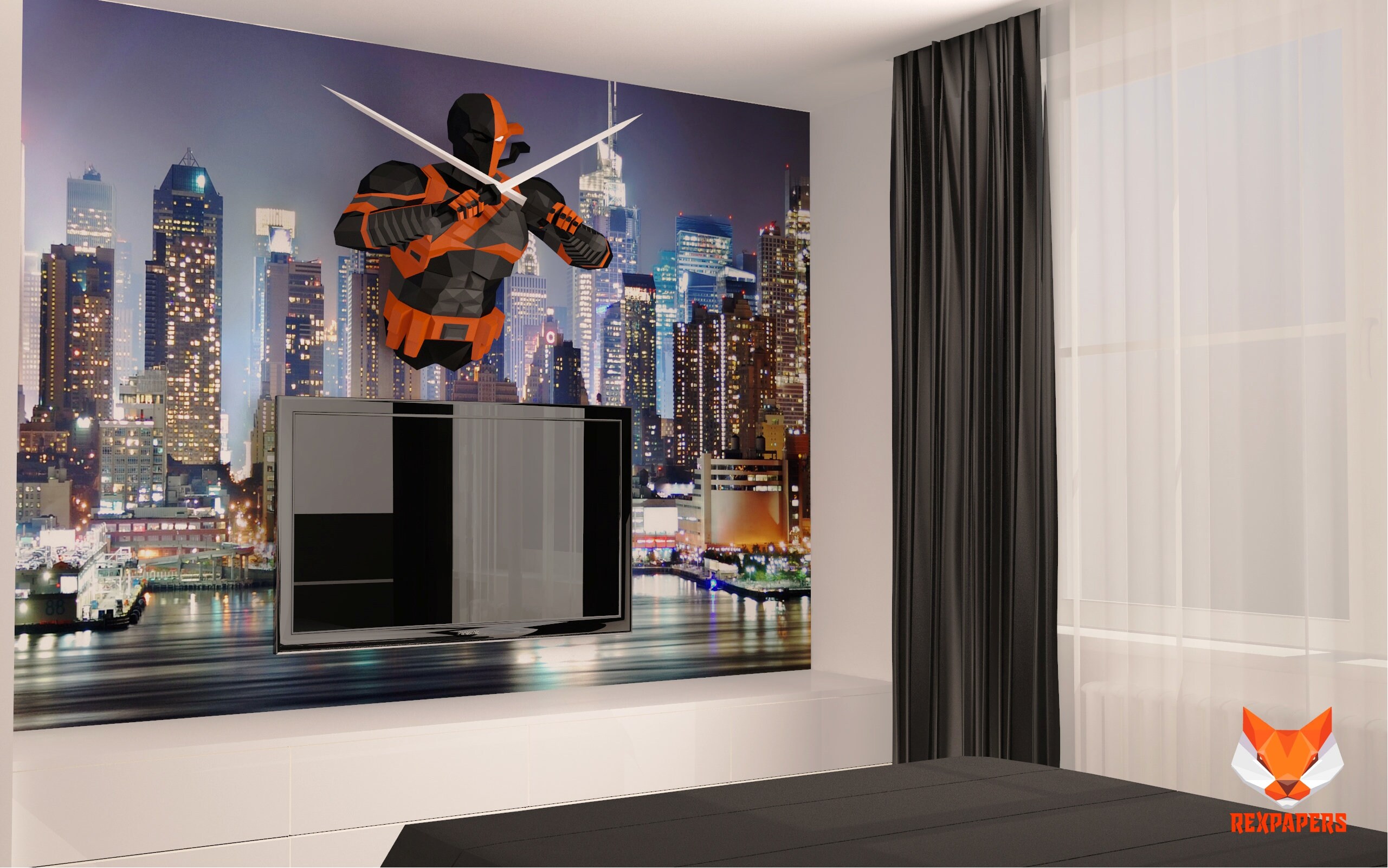 DEATHSTROKE Papercraft PDF Template DIY 3d Model FanArt | Etsy