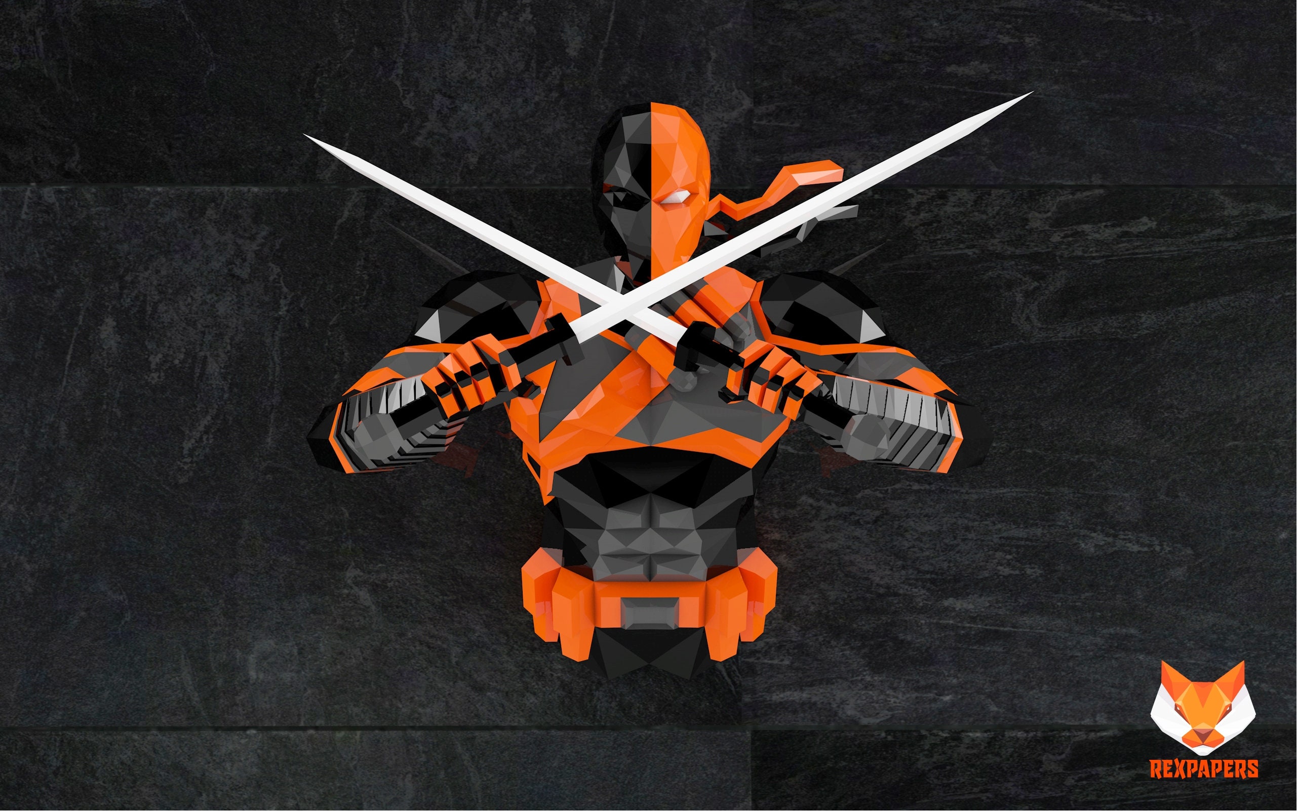 DEATHSTROKE Papercraft PDF Template DIY 3d Model FanArt | Etsy
