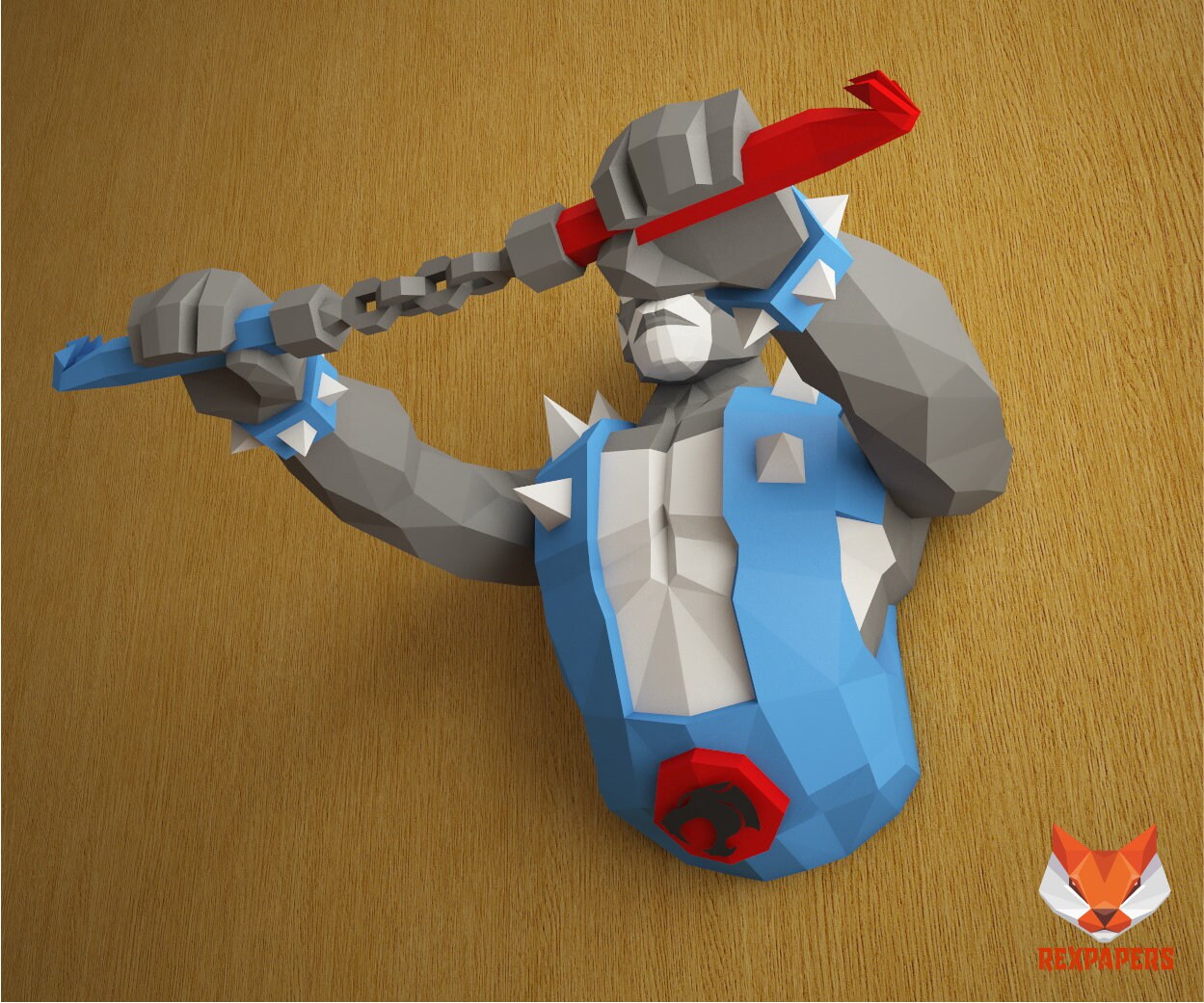 REX34 Papercraft , PDF Template, DIY 3d Model, Fanart, Paper Sculpture ...