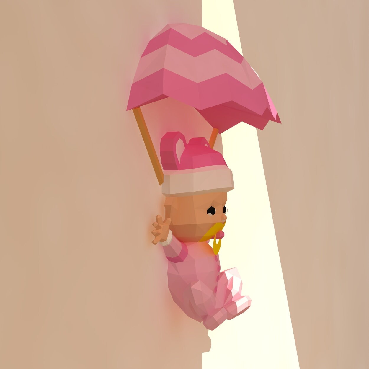 The Babies Papercraft,pdf Template, DIY 3d Model, Fanart, Paper ...