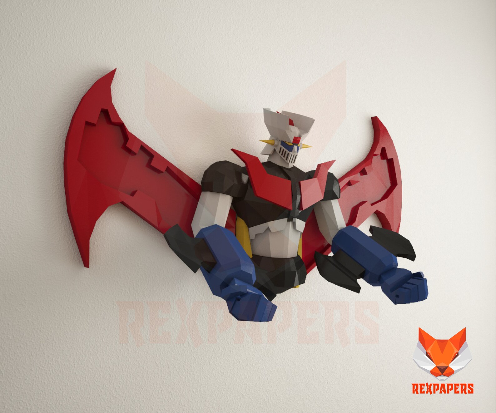 Mazinger papercraft ,PDF Template, DIY 3d Model, FanArt, Paper ...