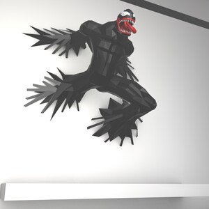 Venom Papercraft , PDF Template, DIY 3d Model, FanArt, Paper Sculpture ...