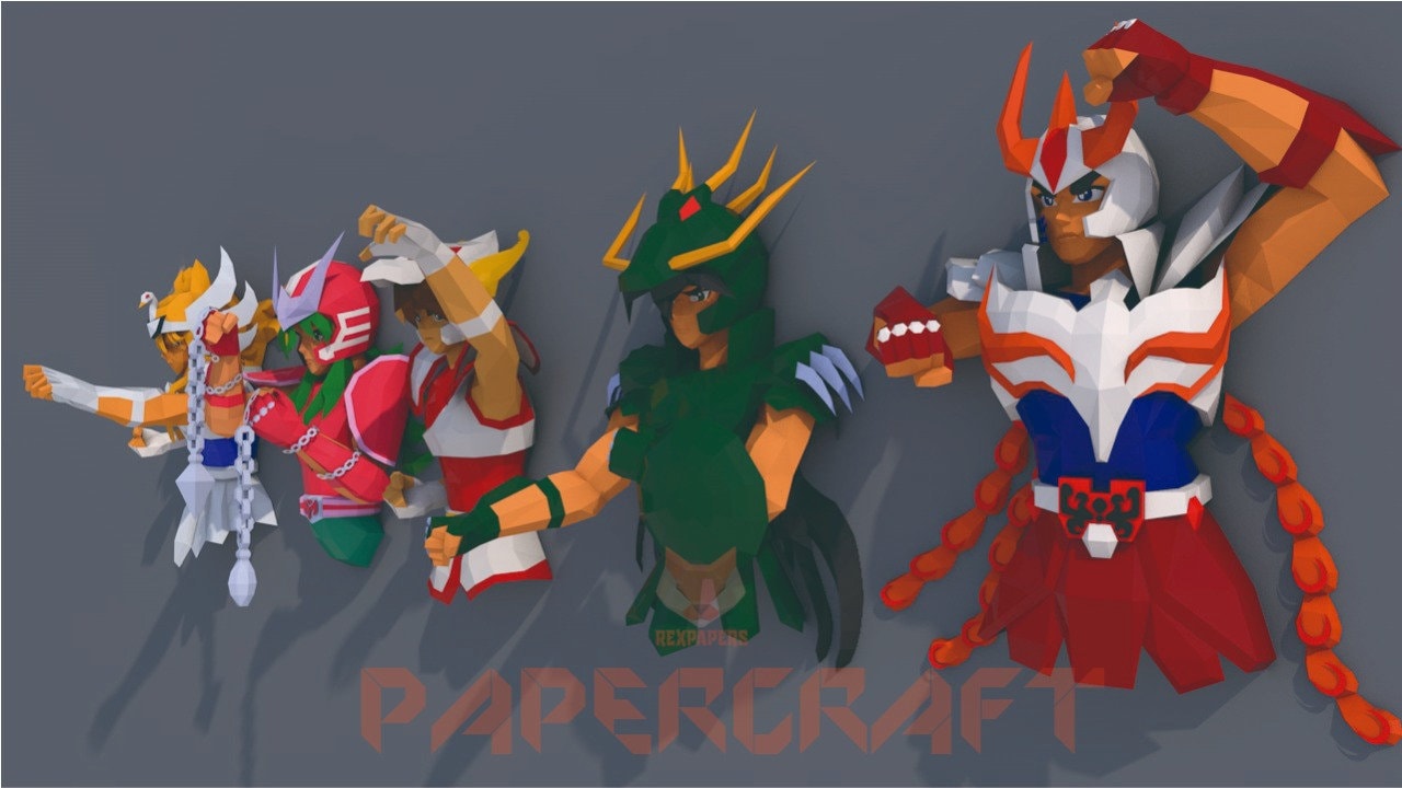 REX09 Papercraft , PDF Template, DIY 3d Model, Fanart, Paper Sculpture ...