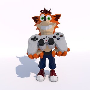 Crash Edición Especial , PDF Template, DIY 3d Model,fanart,paper ...