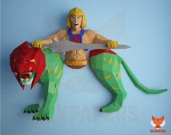 Fantasma: Papercraft Design, PDF Template, DIY 3D Model, Fanart, Paper ...