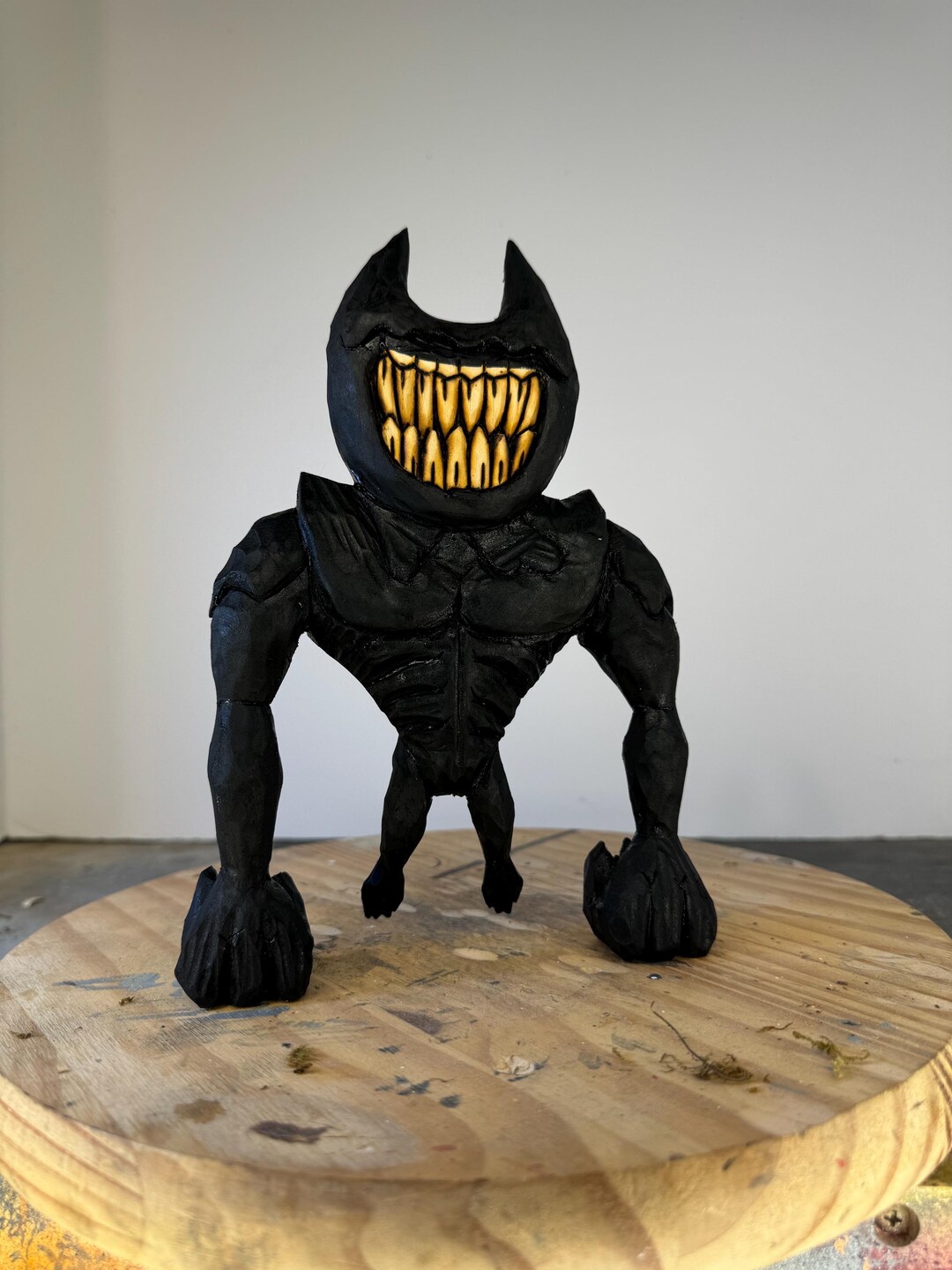 Bendy and the Ink Machine Monster Woodcarving - Etsy