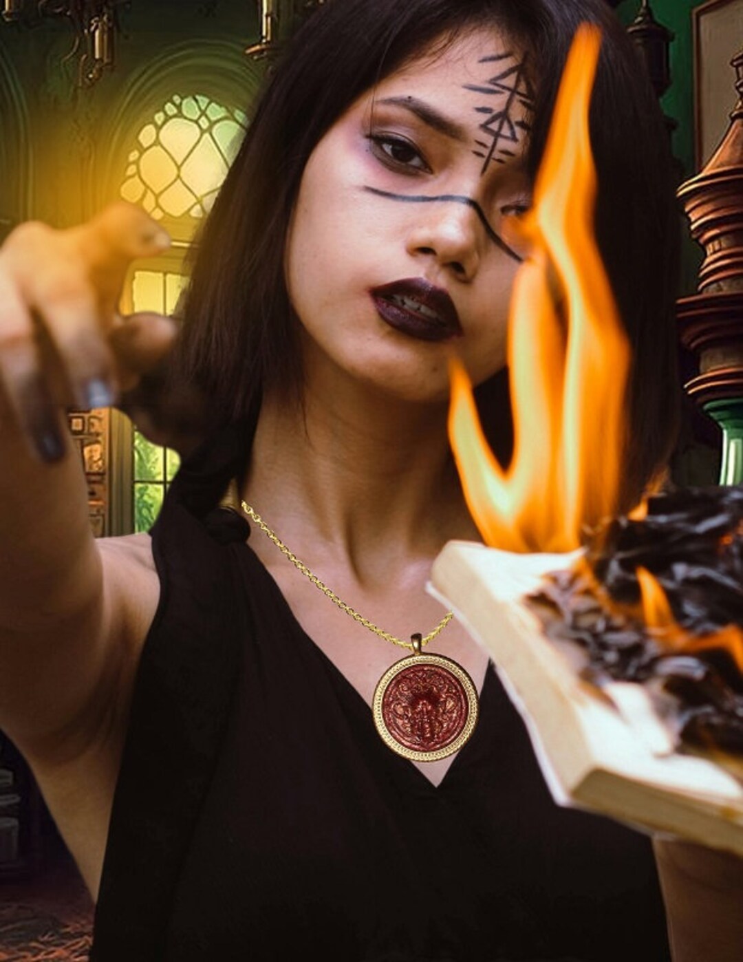 Holy Symbol of Wee Jas With Induction Document - Etsy