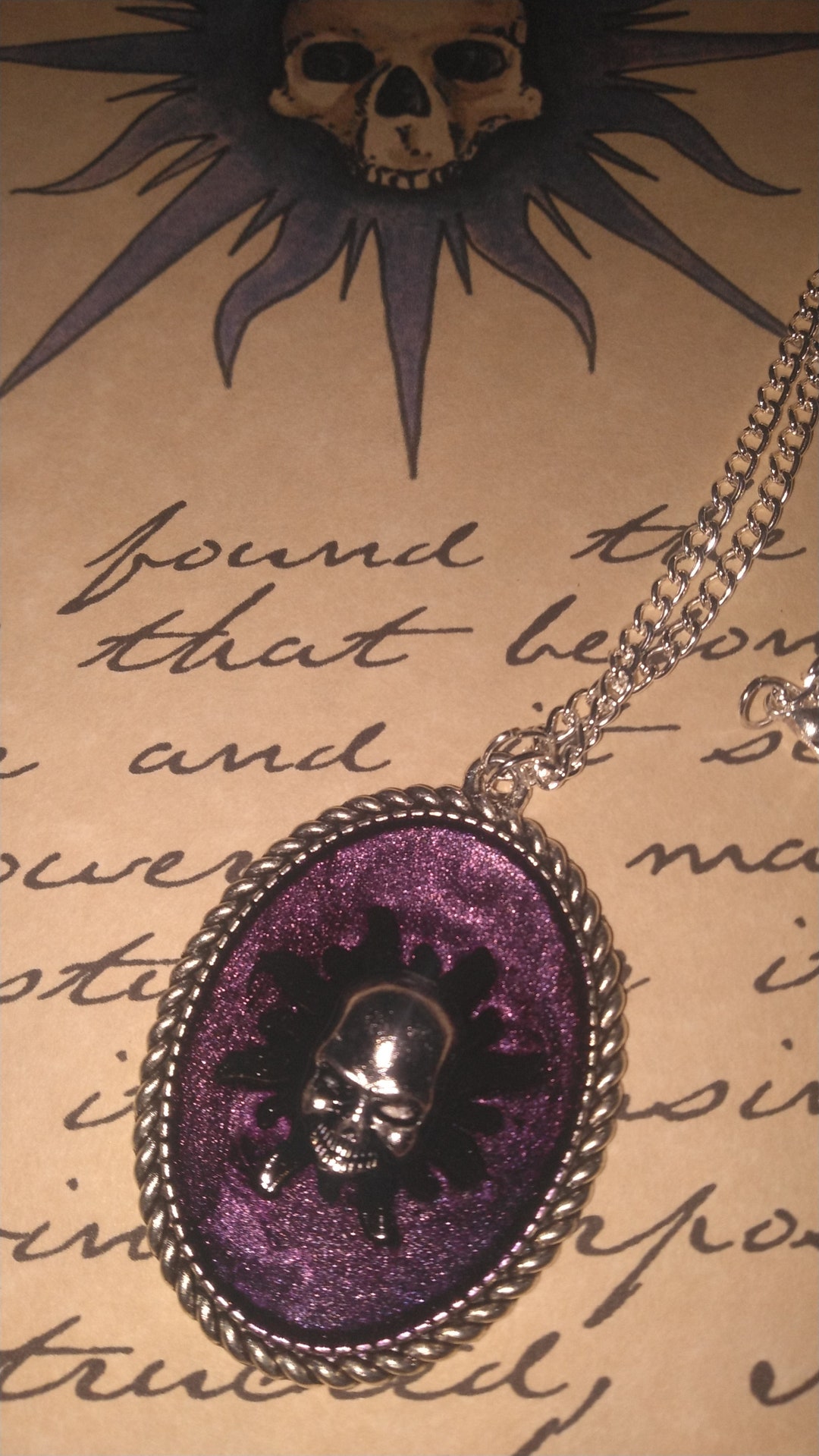 Holy Symbol of Cyric With Custom Document, Prince of Lies, Forgotten ...