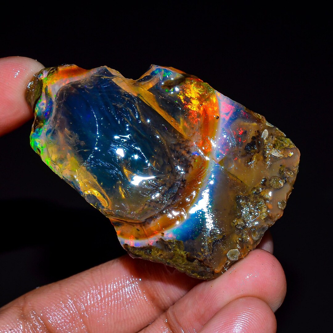 Opal Rough, Natural Ethiopian Oil Opal, Specimen Crystal Opal, Welo ...