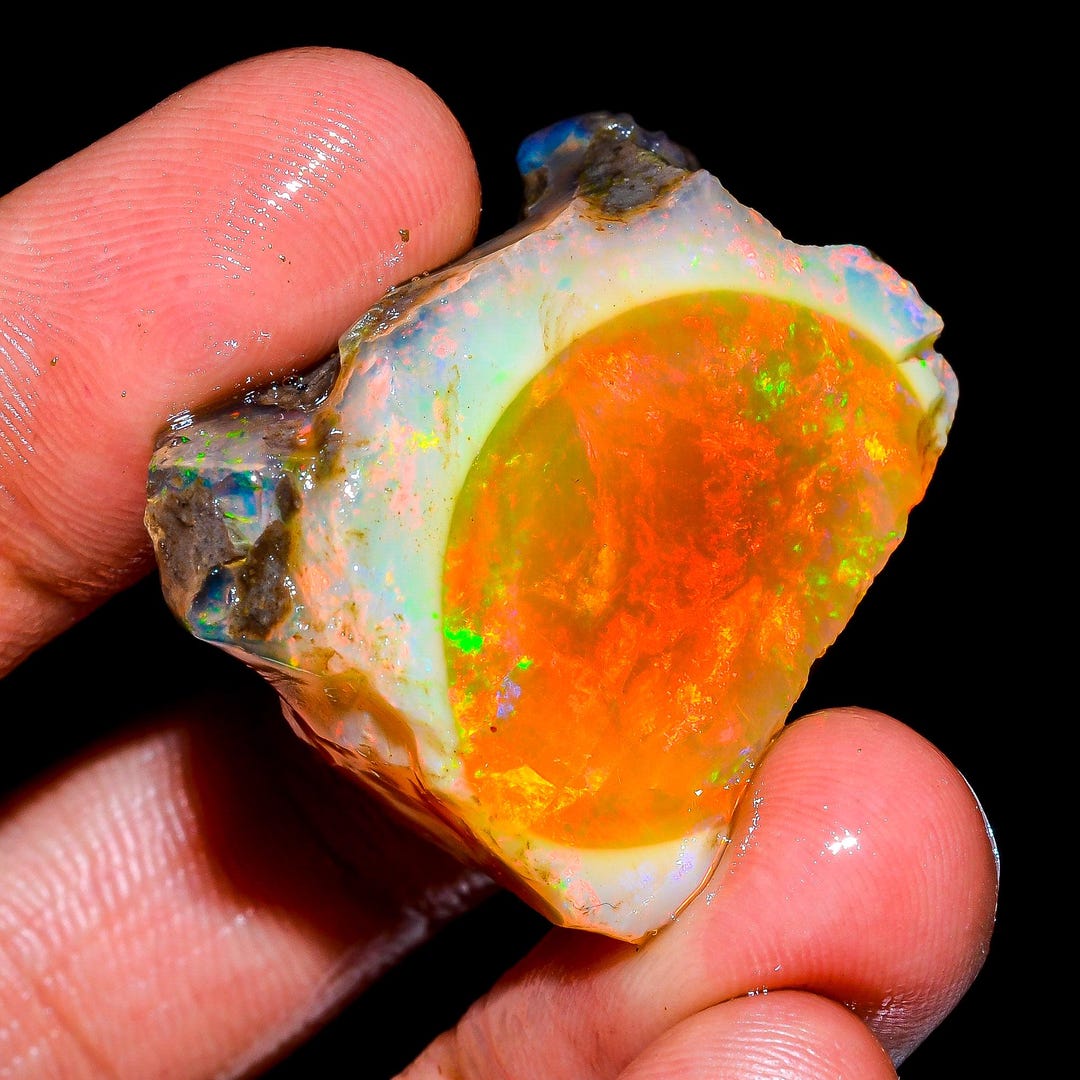 Opal Rough, Natural Ethiopian Oil Opal, Specimen Crystal Opal, Welo ...