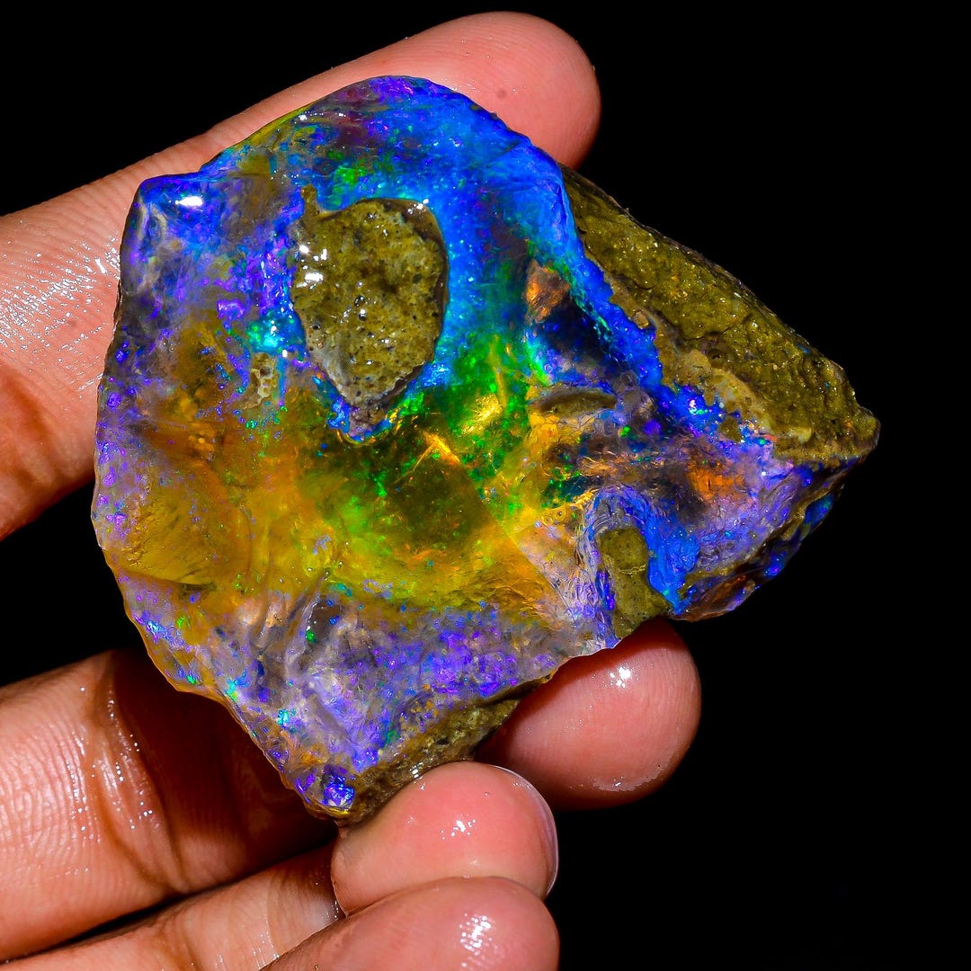 Opal Rough, Natural Ethiopian Oil Opal, Specimen Crystal Opal, Welo ...