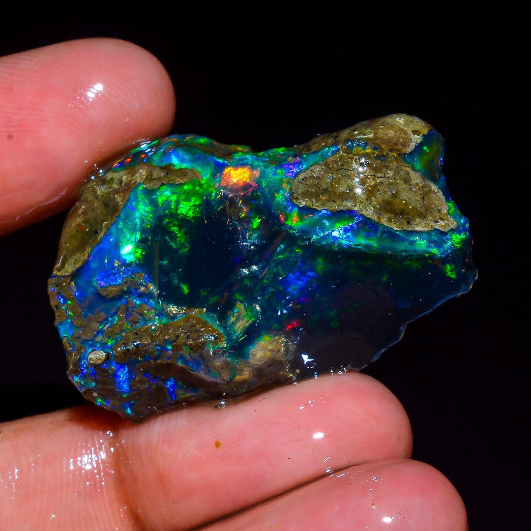 Opal Rough, Natural Ethiopian Oil Opal, Specimen Crystal Opal, Welo ...