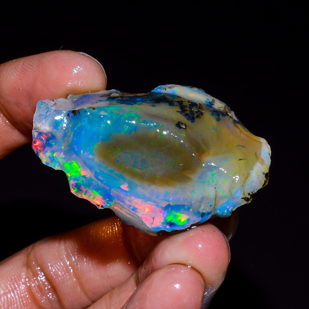 Opal Rough, Natural Ethiopian Oil Opal, Specimen Crystal Opal, Welo ...
