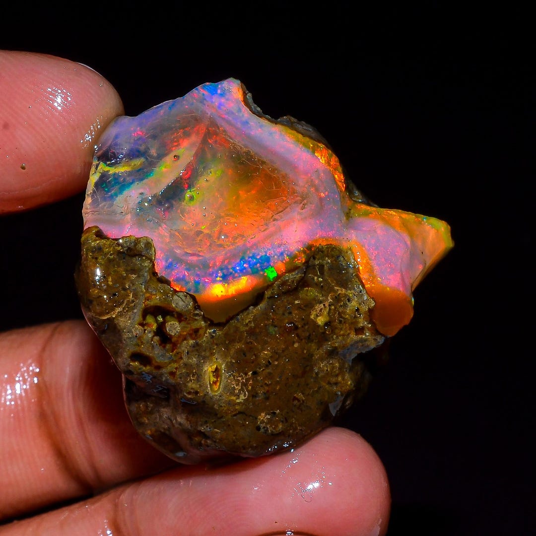 Opal Rough, Natural Ethiopian Oil Opal, Specimen Crystal Opal, Welo ...