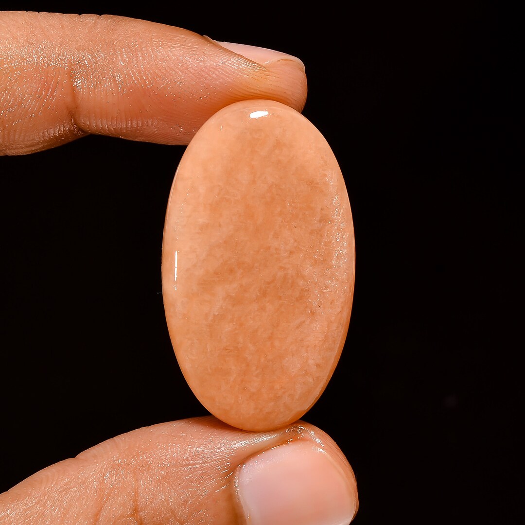 Amazing Top Grade Quality 100% Natural Peach Amazonite Oval Shape ...