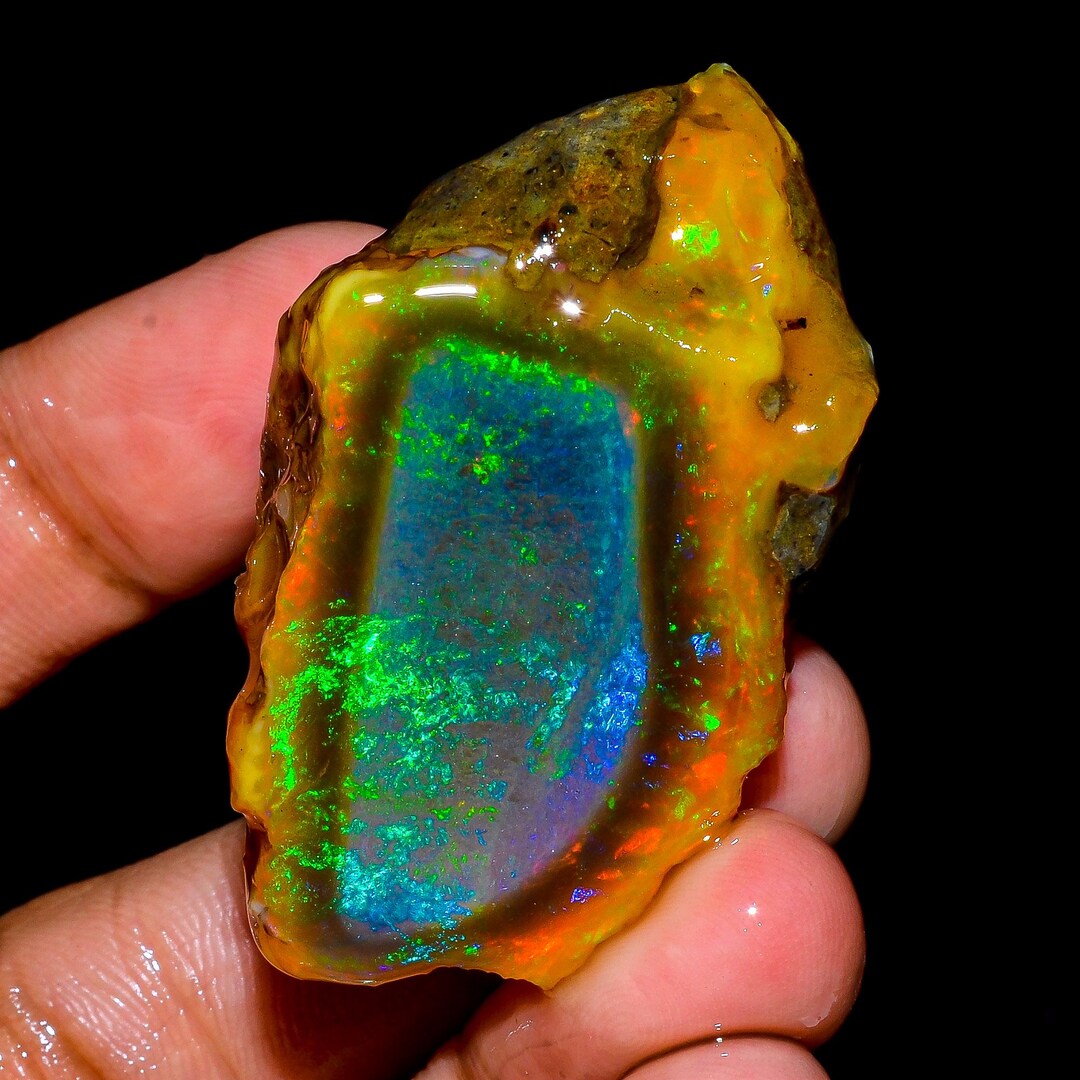 Opal Rough, Natural Ethiopian Oil Opal, Specimen Crystal Opal, Welo ...