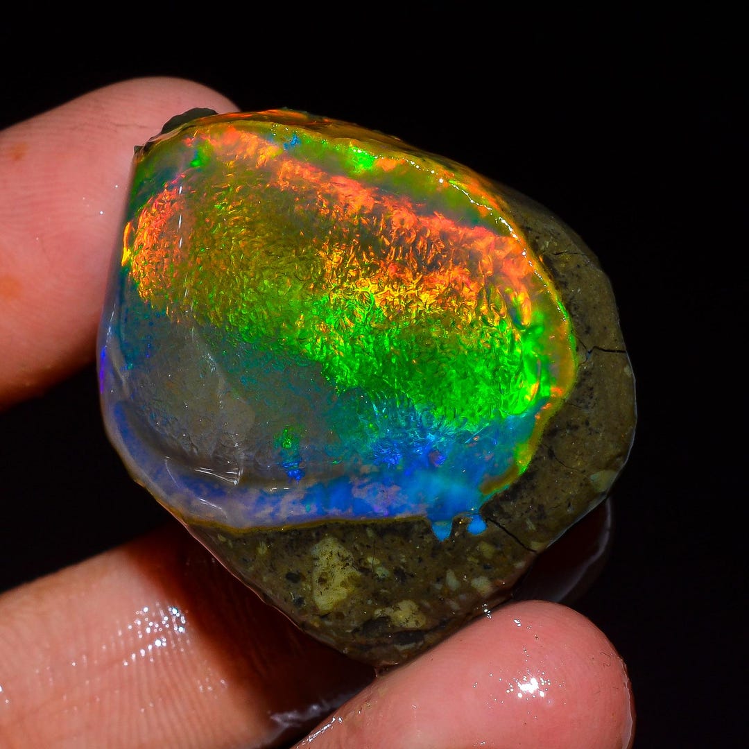 Opal Rough, Natural Ethiopian Oil Opal, Specimen Crystal Opal, Welo ...