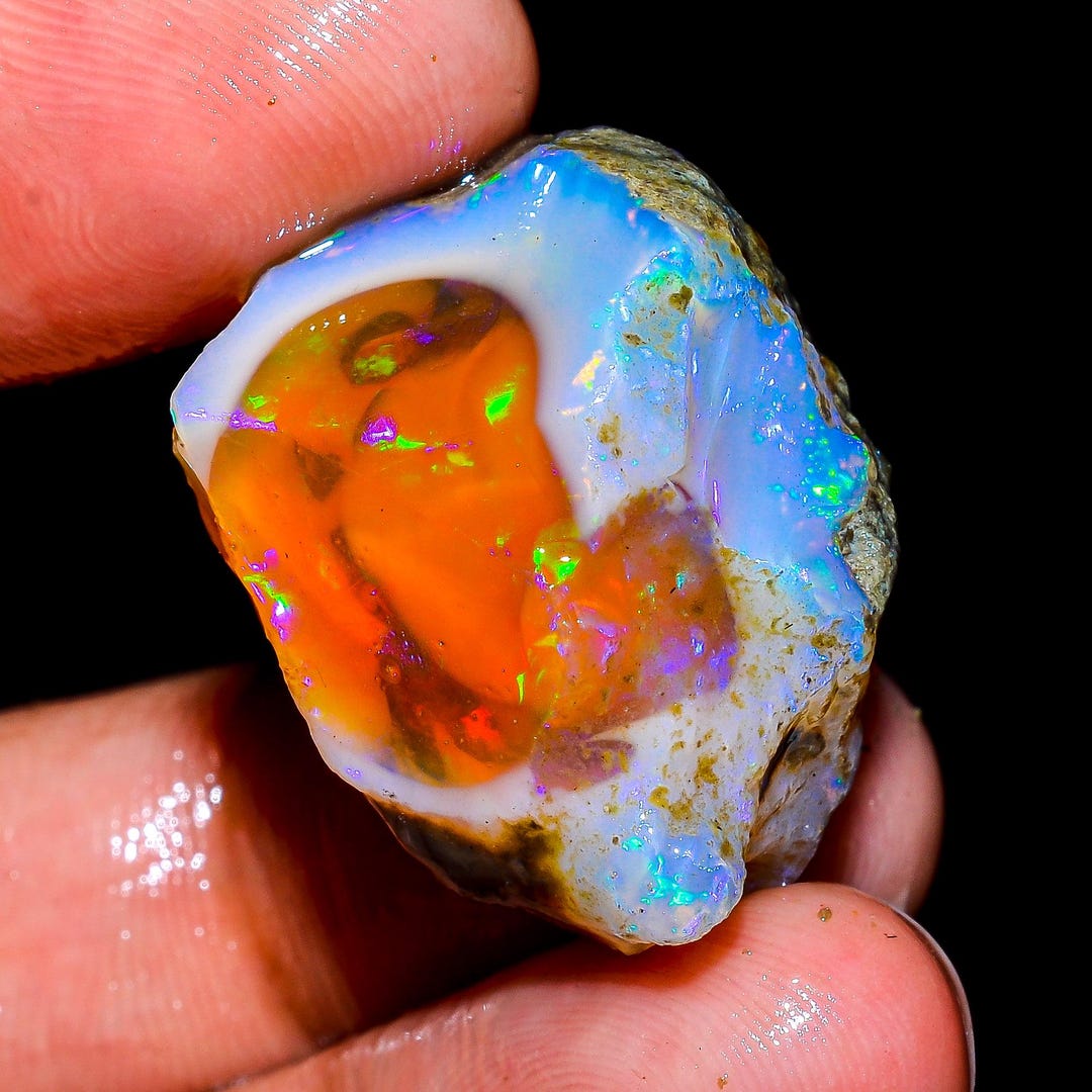 Opal Rough, Natural Ethiopian Oil Opal, Specimen Crystal Opal, Welo ...