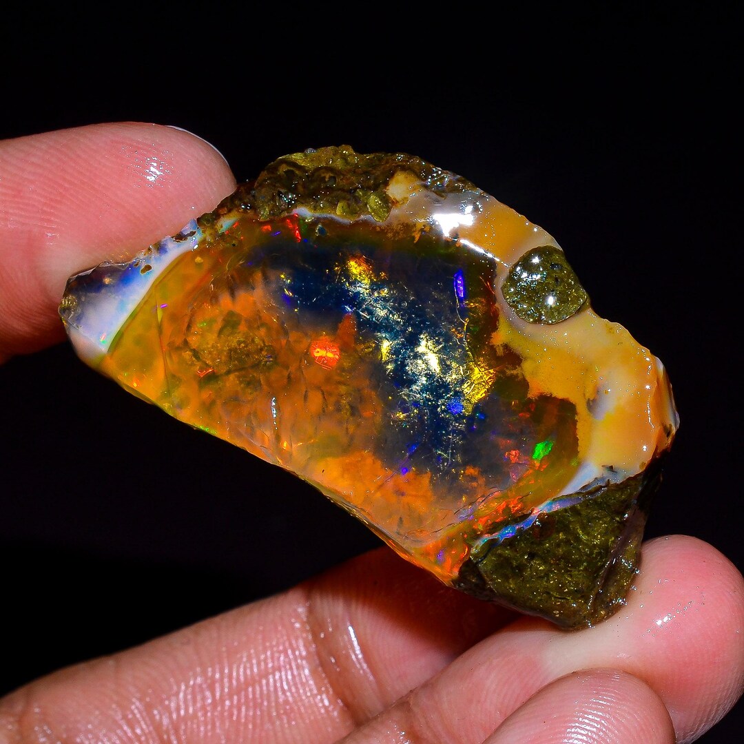 Opal Rough, Natural Ethiopian Oil Opal, Specimen Crystal Opal, Welo ...