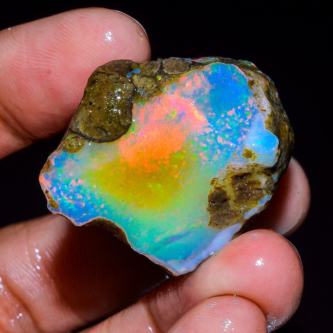 Opal Rough, Natural Ethiopian Oil Opal, Specimen Crystal Opal, Welo ...