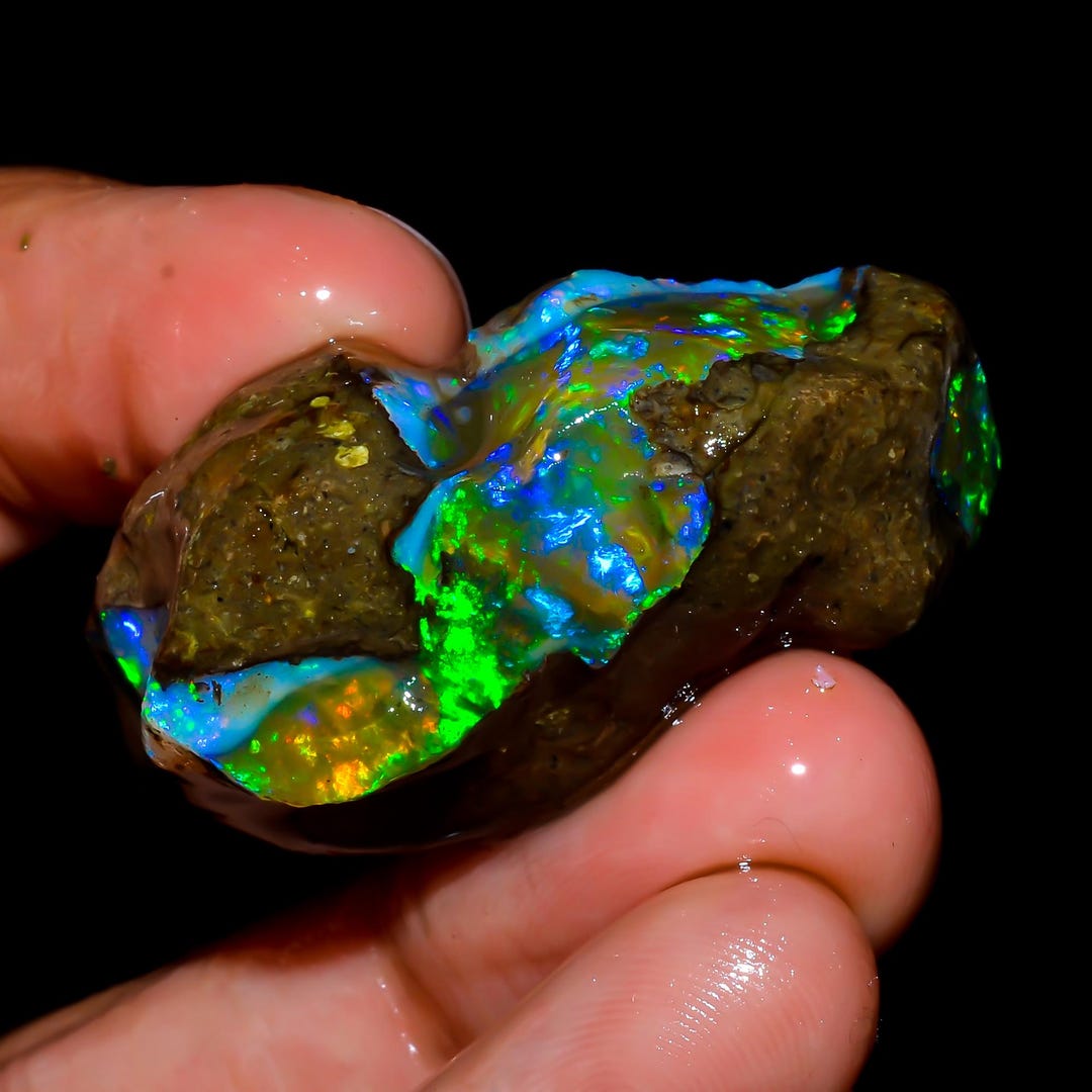 Opal Rough, Natural Ethiopian Oil Opal, Specimen Crystal Opal, Welo ...