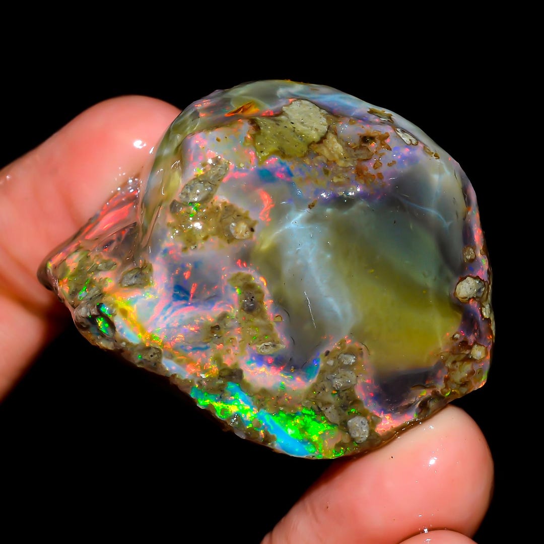 Opal Rough, Natural Ethiopian Oil Opal, Specimen Crystal Opal, Welo ...
