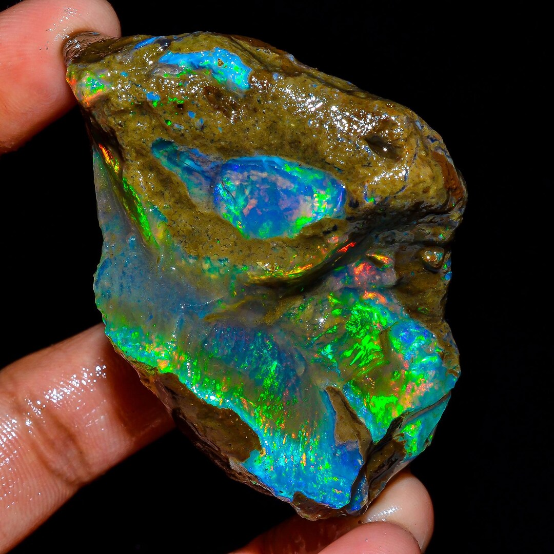 Opal Rough, Natural Ethiopian Oil Opal, Specimen Crystal Opal, Welo ...