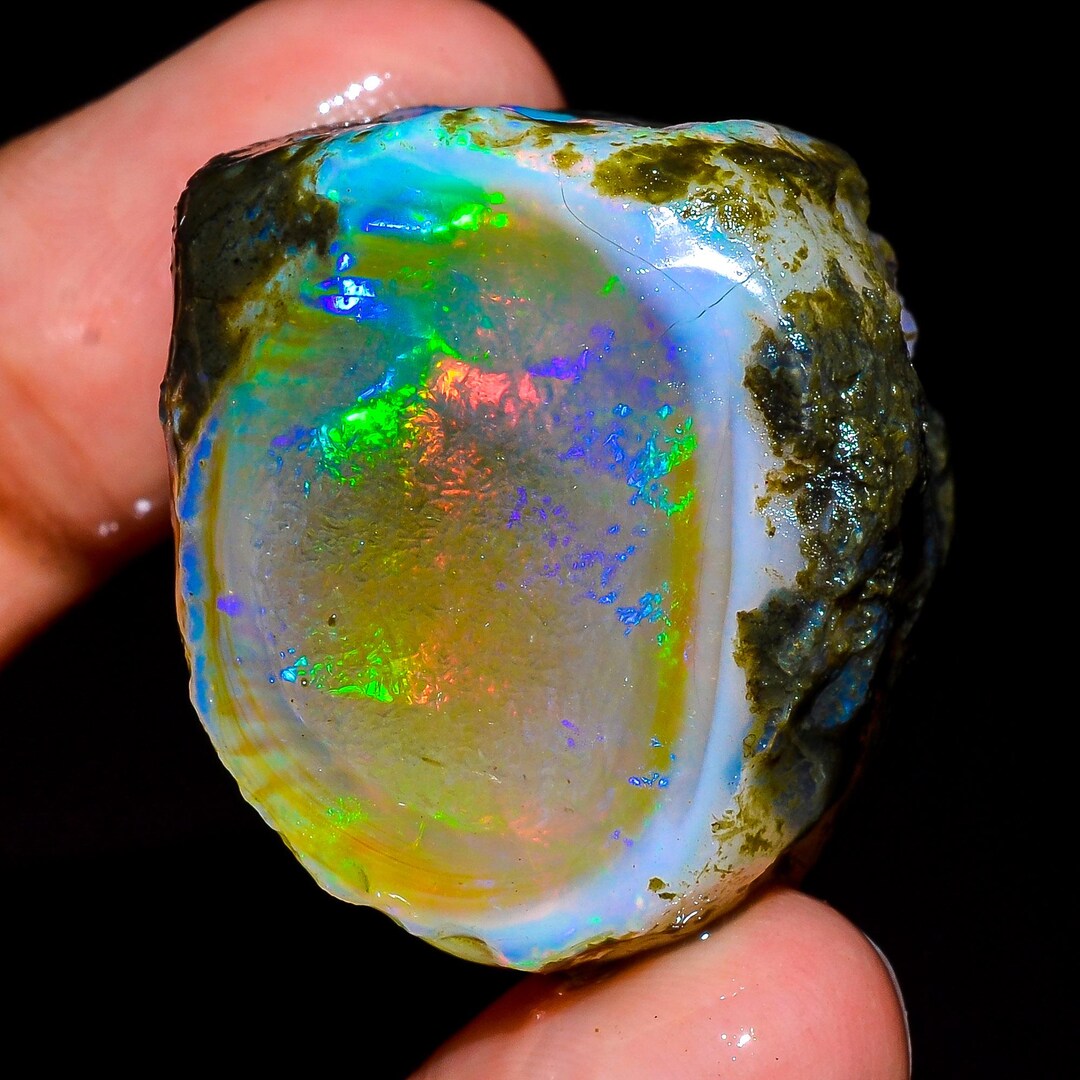 Opal Rough, Natural Ethiopian Oil Opal, Specimen Crystal Opal, Welo ...