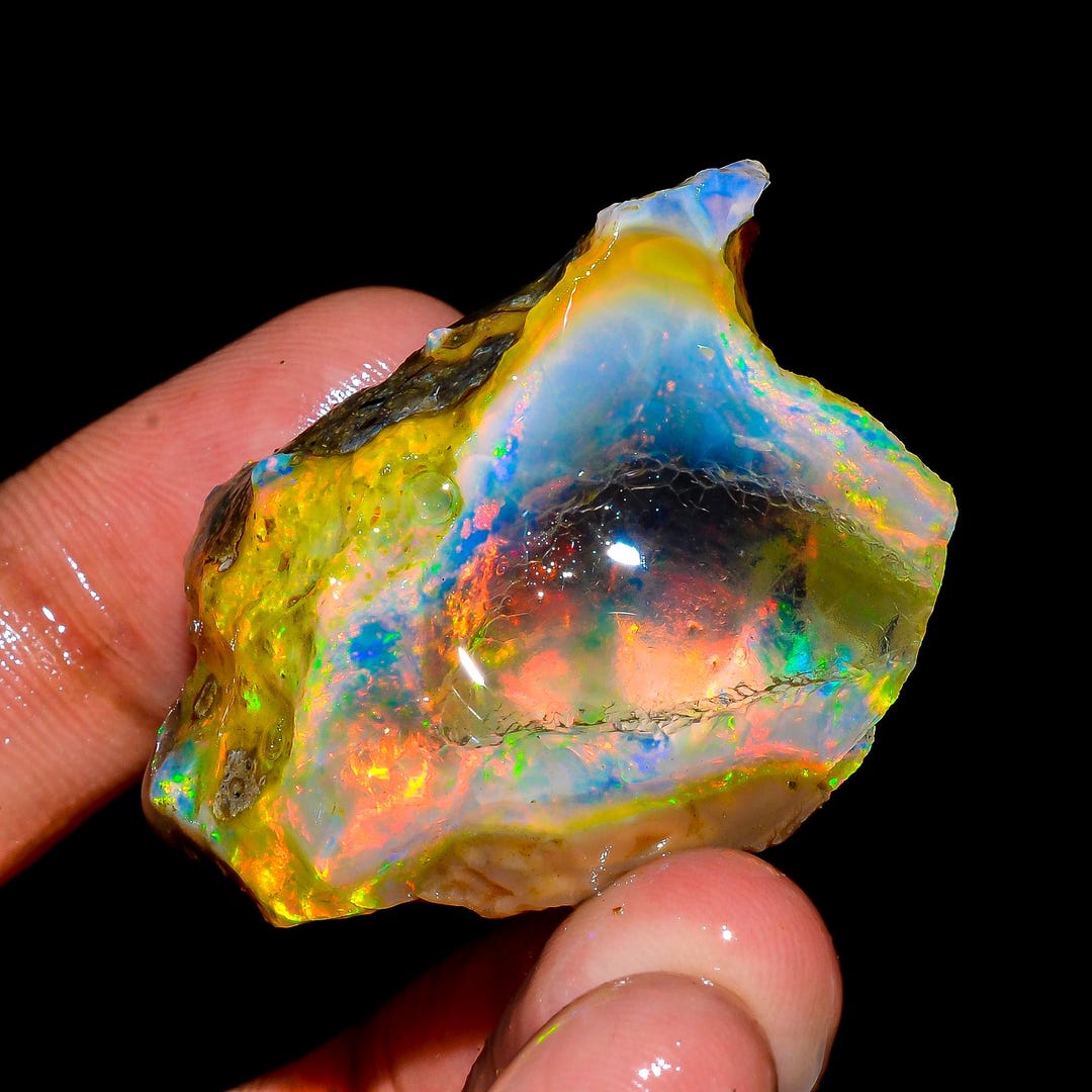 Opal Rough, Natural Ethiopian Oil Opal, Specimen Crystal Opal, Welo ...