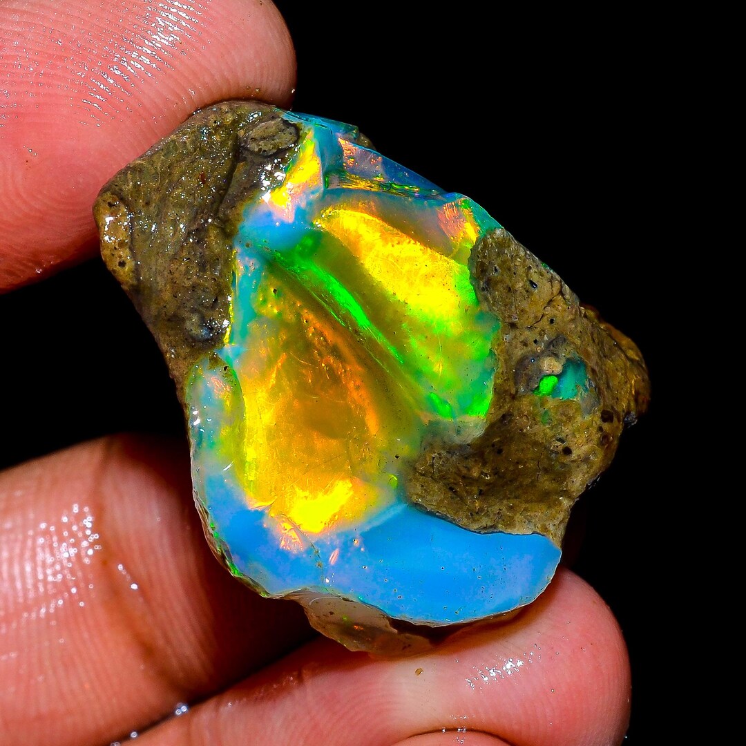 Opal Rough, Natural Ethiopian Oil Opal, Specimen Crystal Opal, Welo ...