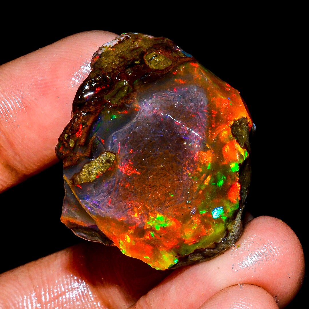 Opal Rough, Natural Ethiopian Oil Opal, Specimen Crystal Opal, Welo ...