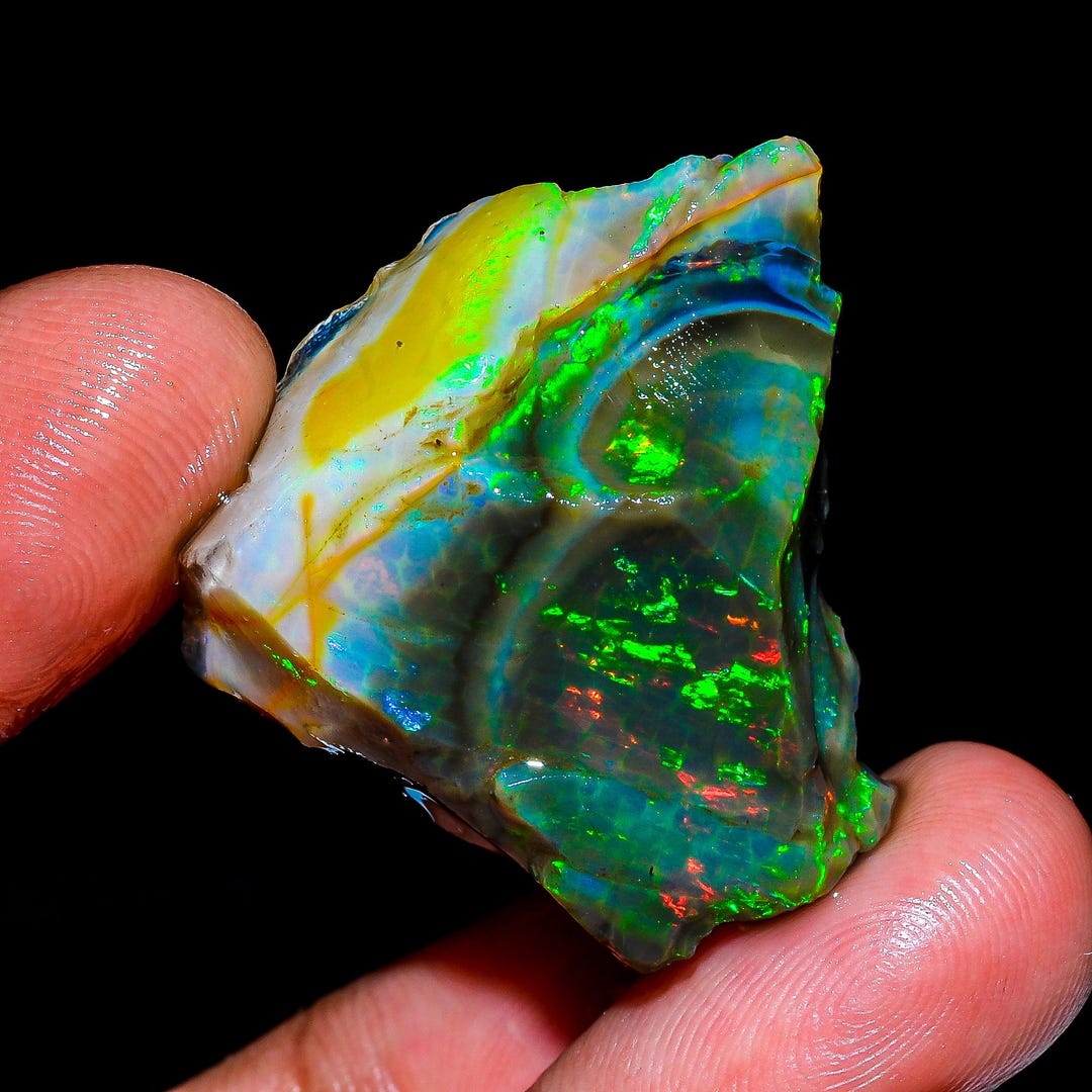 Opal Rough, Natural Ethiopian Oil Opal, Specimen Crystal Opal, Welo ...