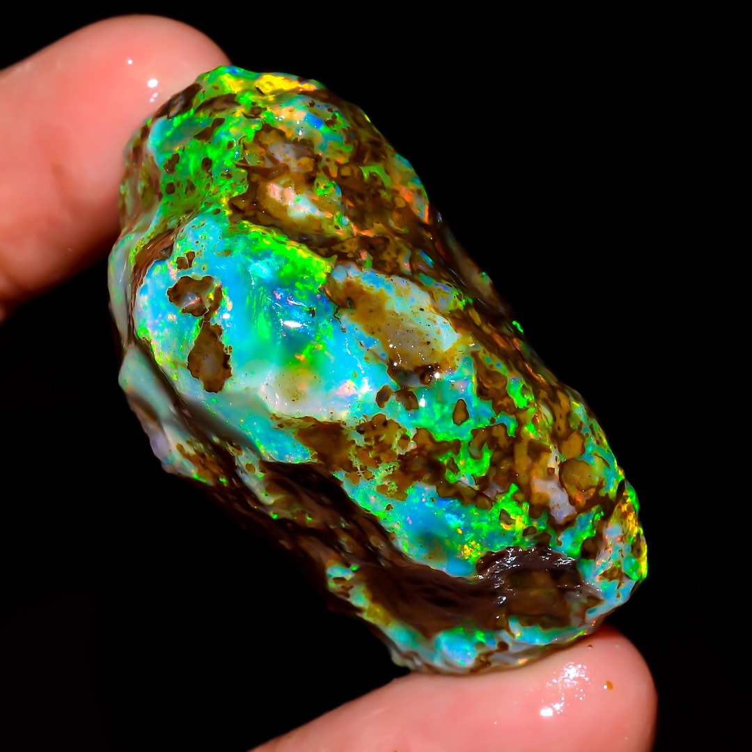 Opal Rough, Natural Ethiopian Oil Opal, Specimen Crystal Opal, Welo ...