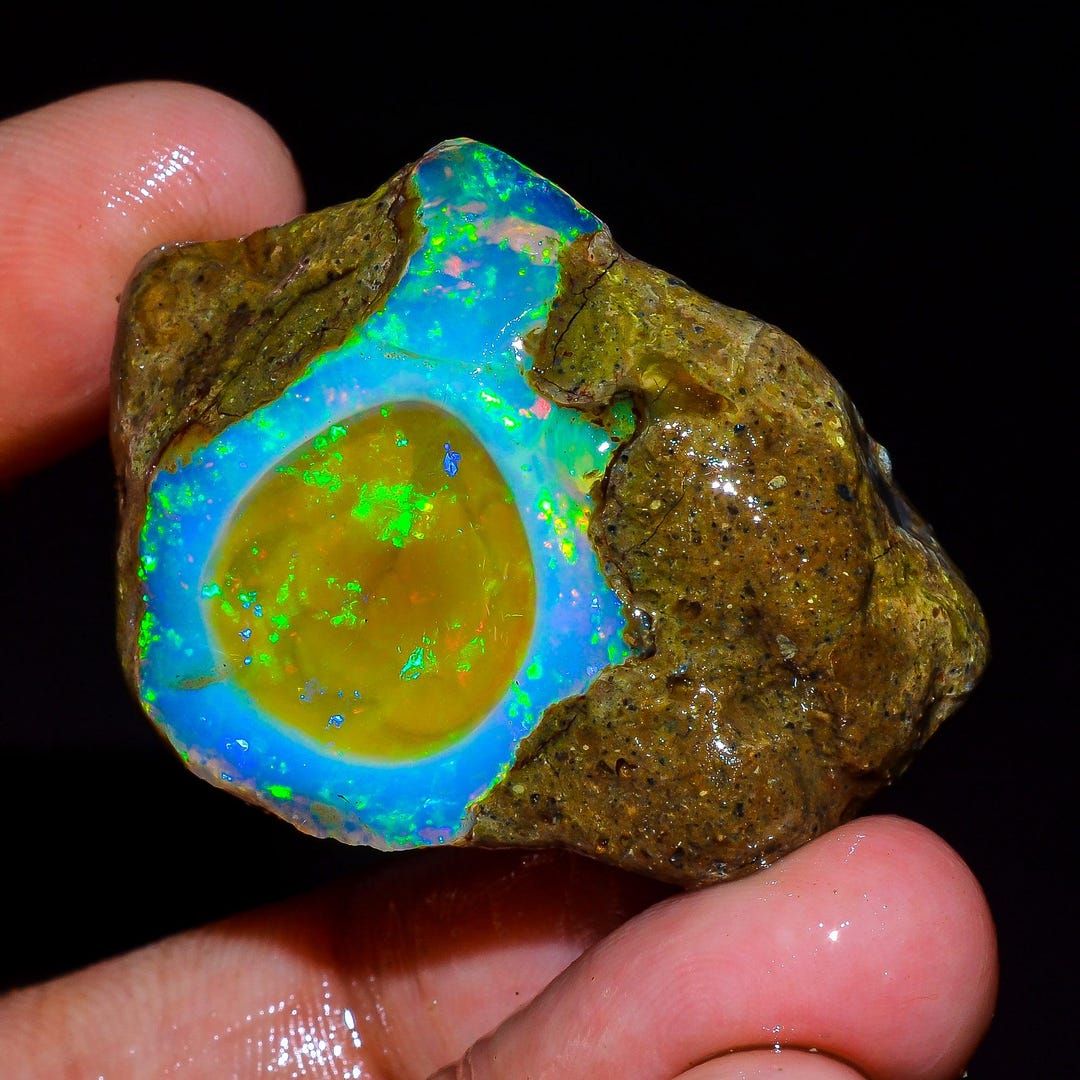 Opal Rough, Natural Ethiopian Oil Opal, Specimen Crystal Opal, Welo ...