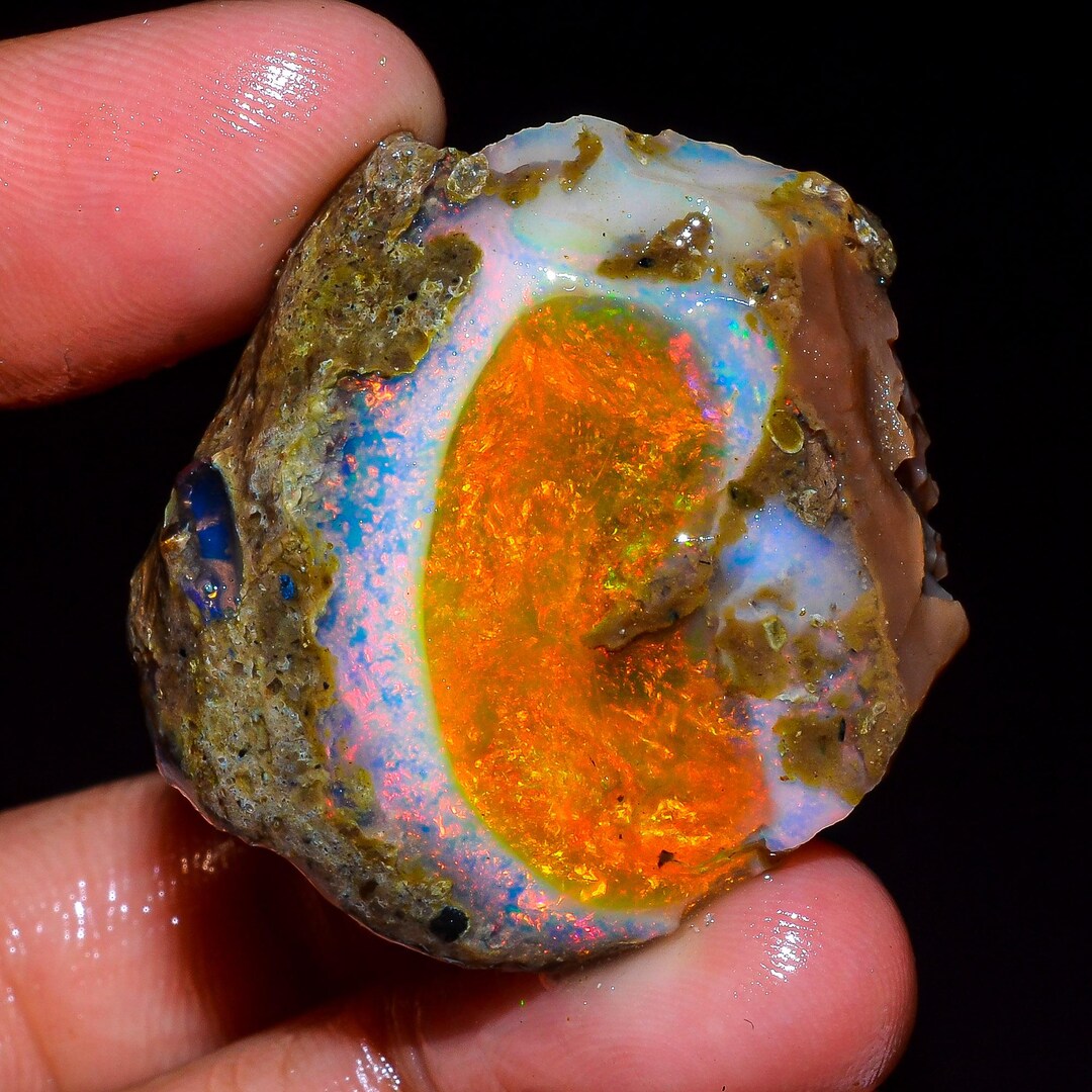 Opal Rough, Natural Ethiopian Oil Opal, Specimen Crystal Opal, Welo ...