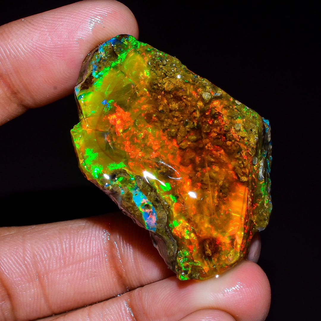 Opal Rough, Natural Ethiopian Oil Opal, Specimen Crystal Opal, Welo ...