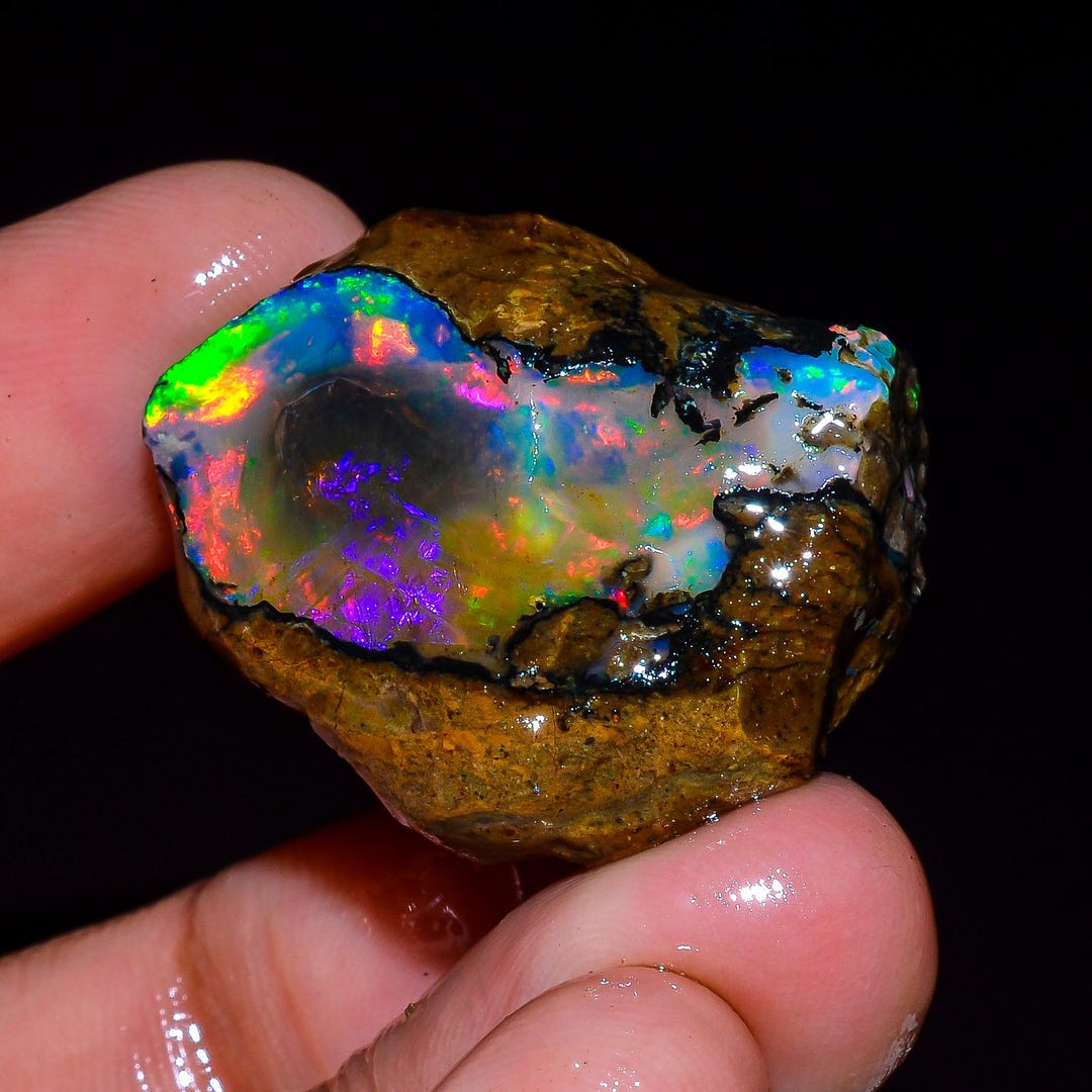 Opal Rough, Natural Ethiopian Oil Opal, Specimen Crystal Opal, Welo ...