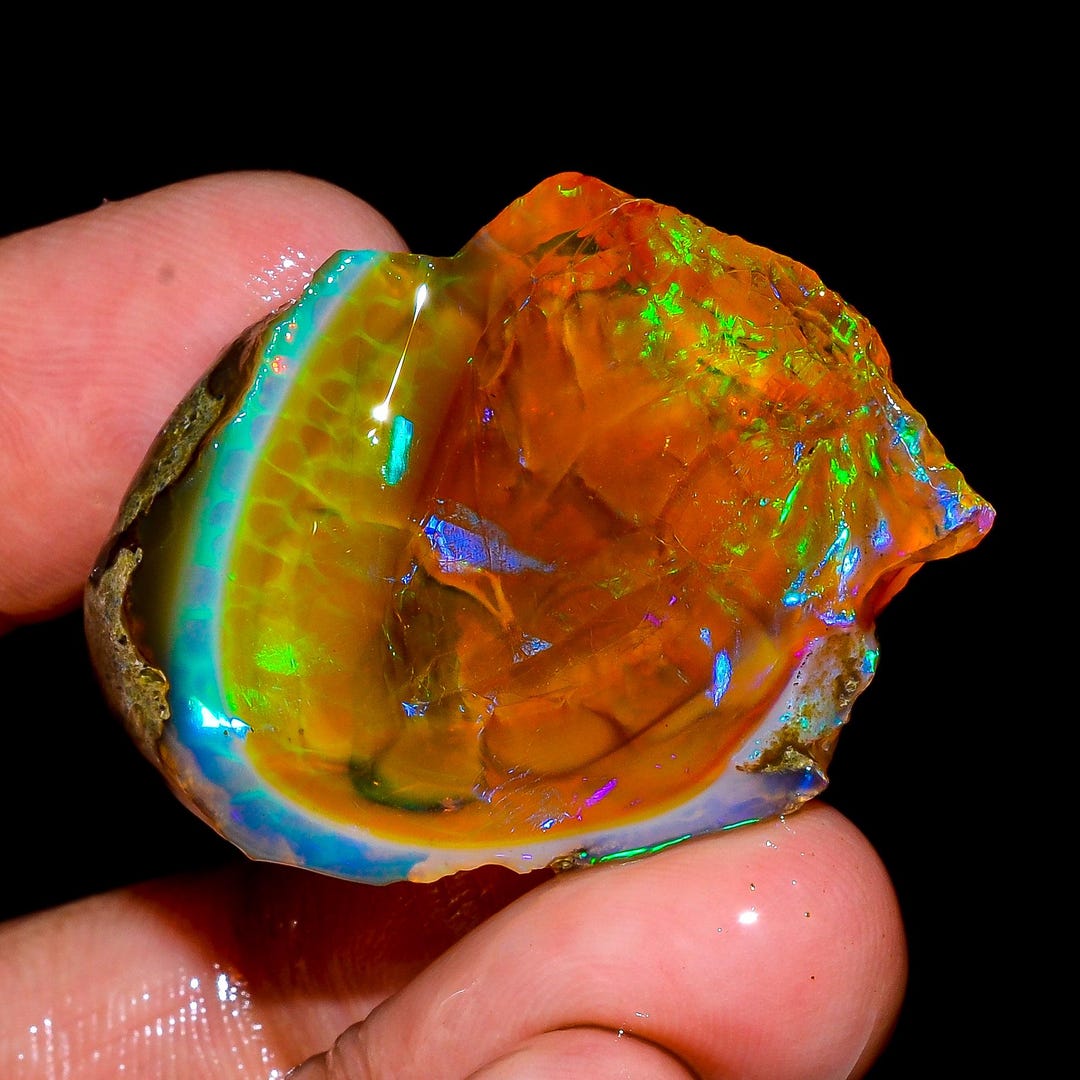 Opal Rough, Natural Ethiopian Oil Opal, Specimen Crystal Opal, Welo ...