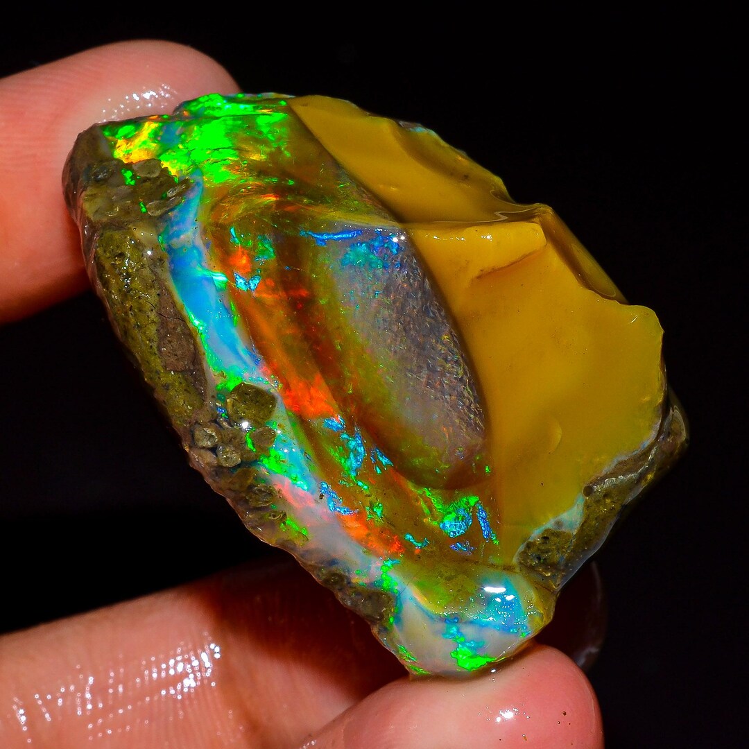 Opal Rough, Natural Ethiopian Oil Opal, Specimen Crystal Opal, Welo ...