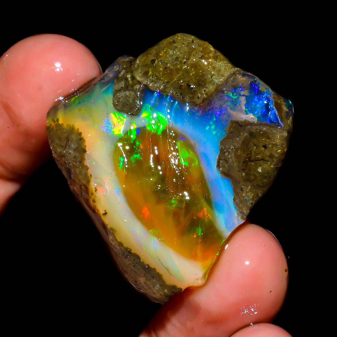 Opal Rough, Natural Ethiopian Oil Opal, Specimen Crystal Opal, Welo ...