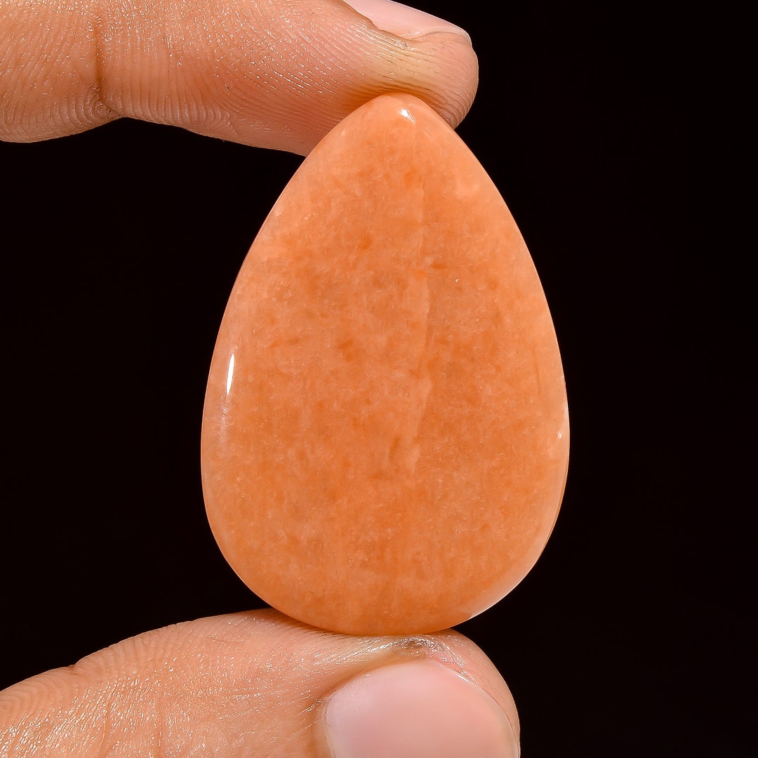 Gorgeous Top Grade Quality 100% Natural Peach Amazonite Pear Shape ...