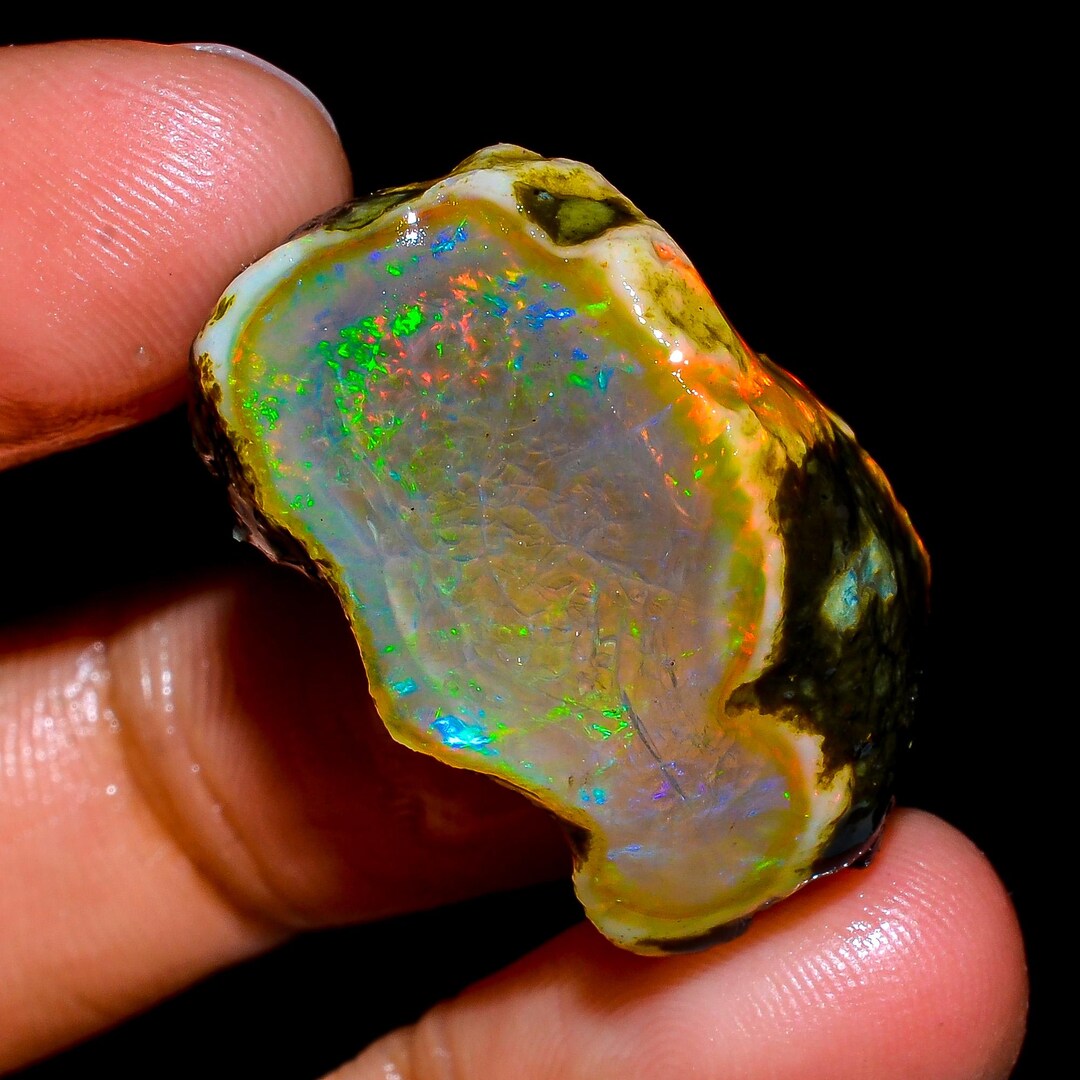 Opal Rough, Natural Ethiopian Oil Opal, Specimen Crystal Opal, Welo ...