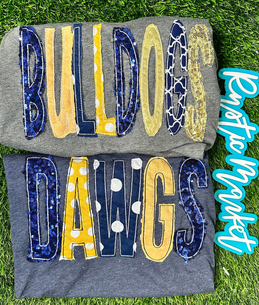 Custom School Spirit Shirts, Applique Shirts, Embroidered Shirts - Etsy