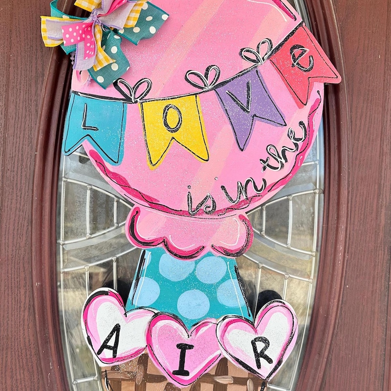 Valentine Door Decor - Etsy