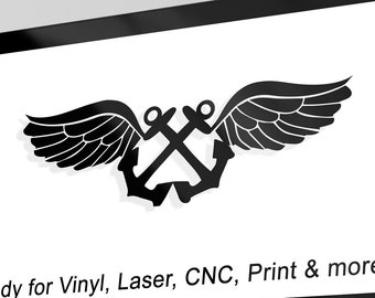 Navy Aviation Svg | Etsy