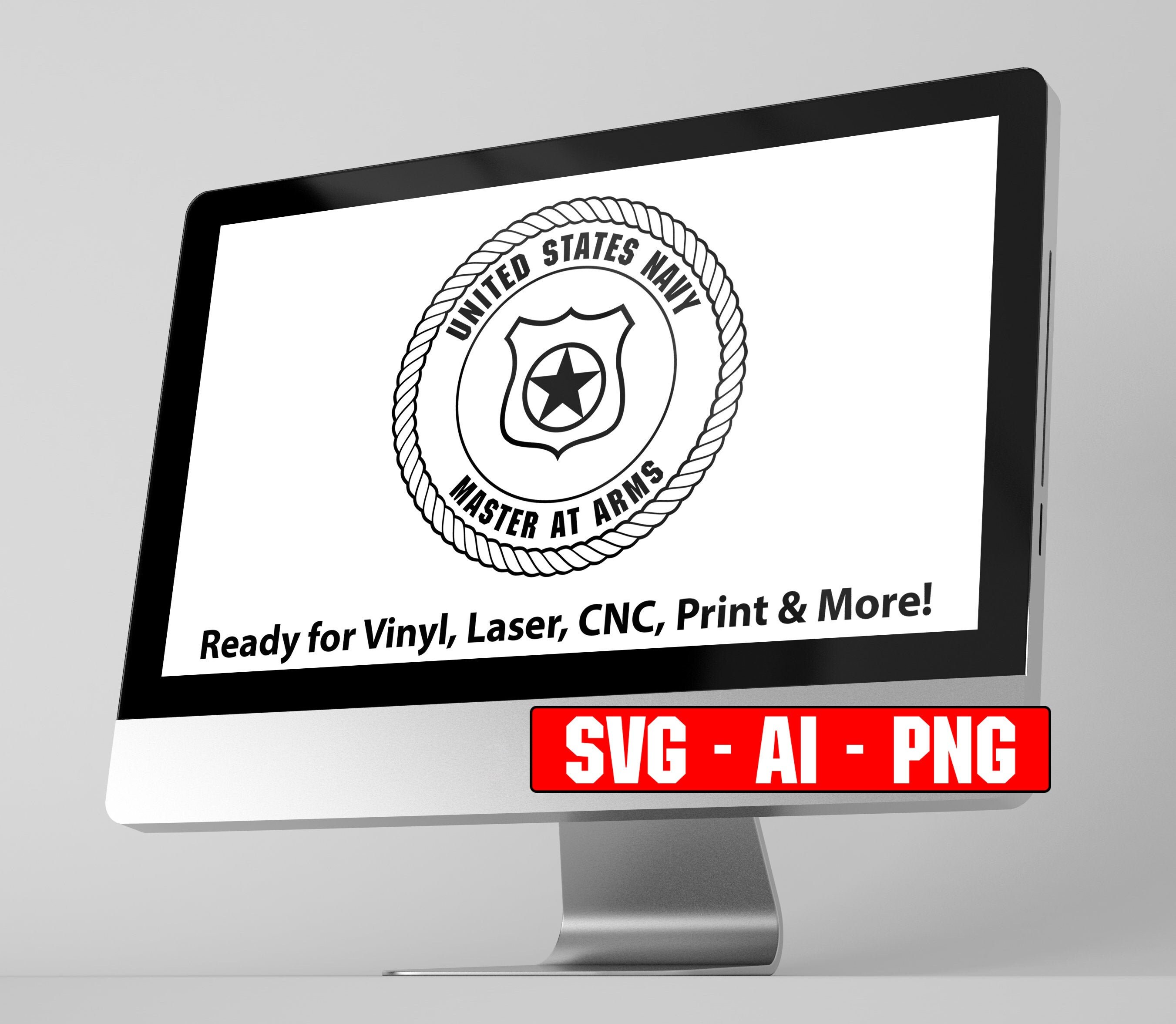 Master at Arms Patch SVG Files Navy Cut Files Navy Vector | Etsy